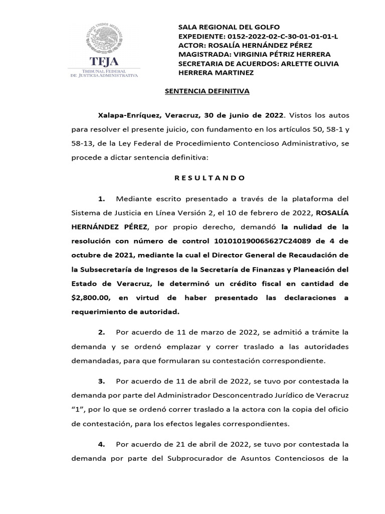 Sentencia Multa | PDF