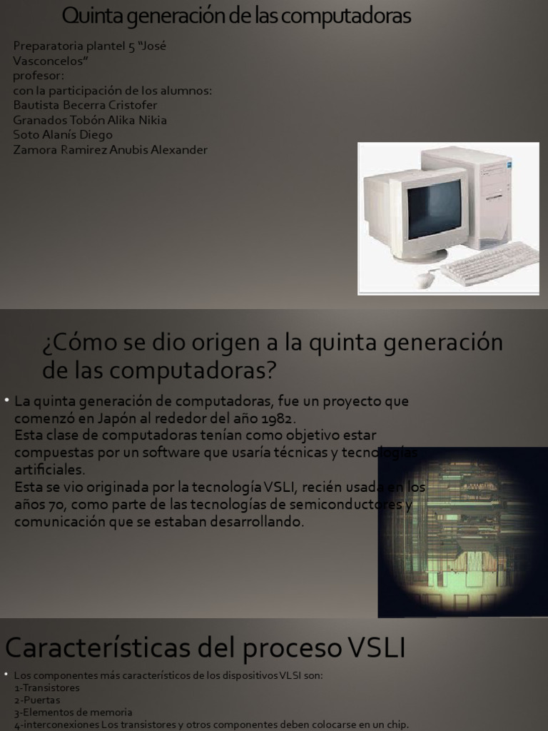 Quinta Generación de Las Computadoras | PDF | Informática | Tecnología