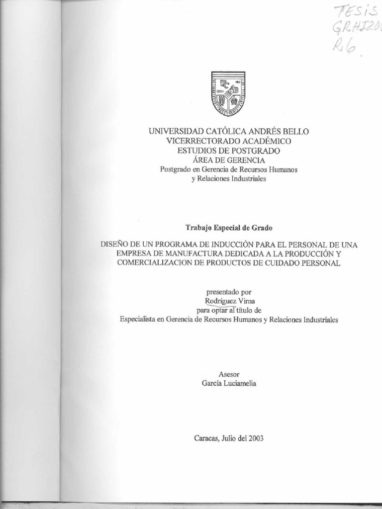Diseno de Programa de Induccion | PDF Diseno de Programa de Induccion | PDF