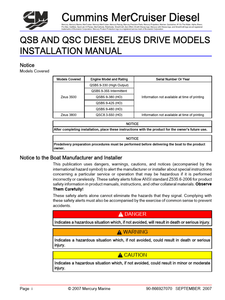 Zeus Installation Manual | PDF | Anode | Corrosion