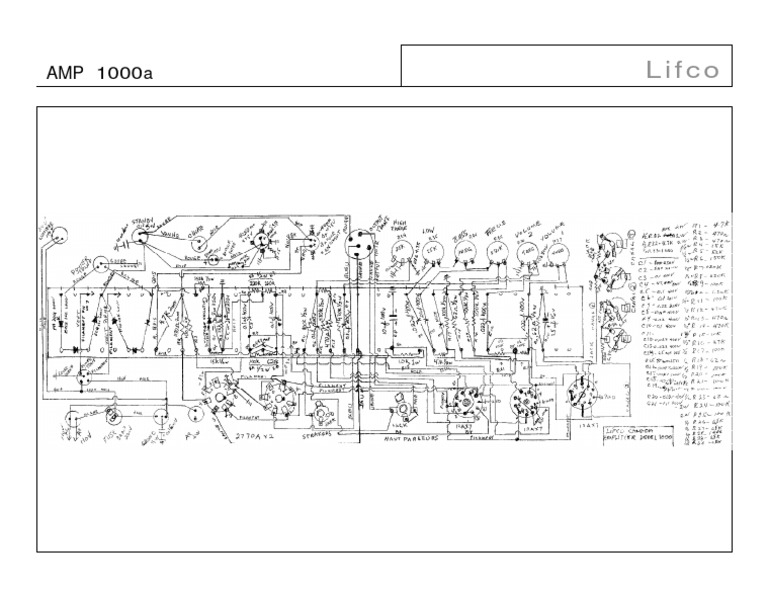 Lifco 1000a SCH | PDF