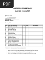 Form Ceklis Inspeksi APAR | PDF