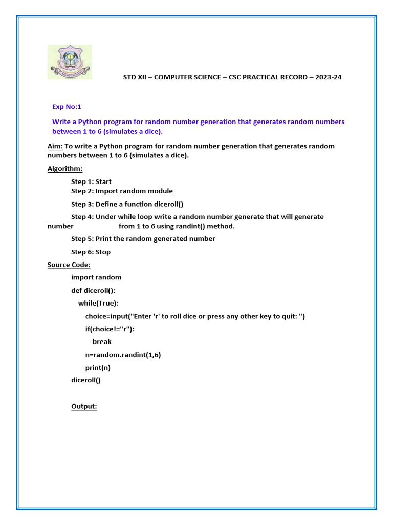 Python Programs for Data Management | PDF