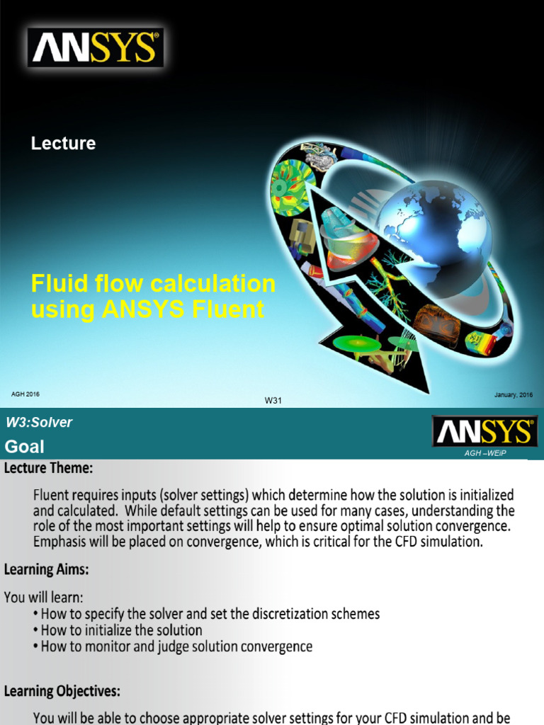 Fluent Lecture Fluid - Flow | PDF