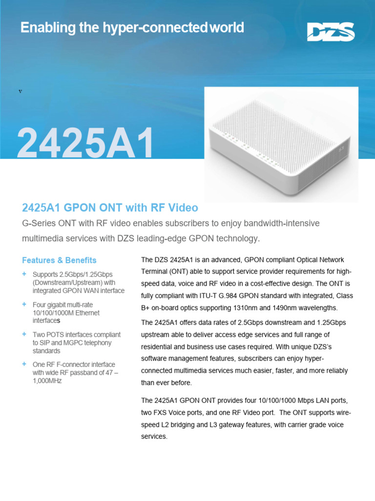 2425A1 Datasheet | PDF