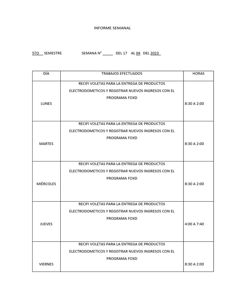 Cuaderno de Imforme 2 | PDF