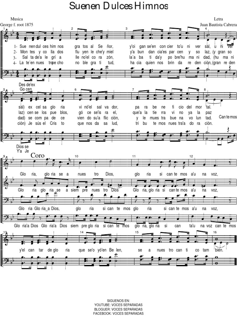 Suenen Dulces Himnos. | PDF