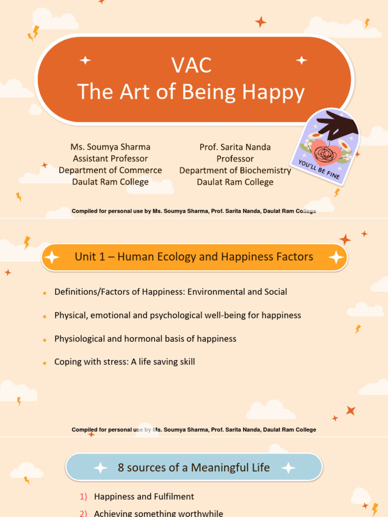 Art of Being Happy: Key Insights | PDF | Happiness | Stress (Biology)