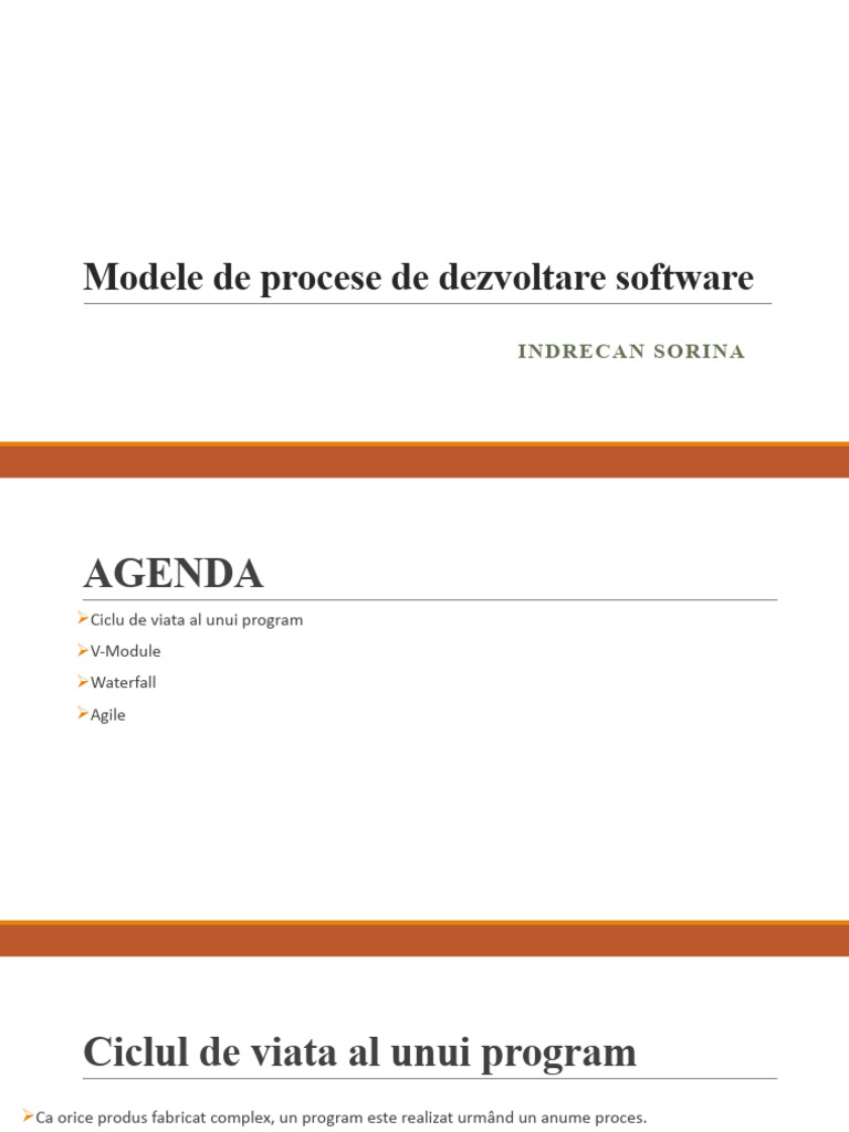 Modele de Procese de Dezvoltare Software | PDF