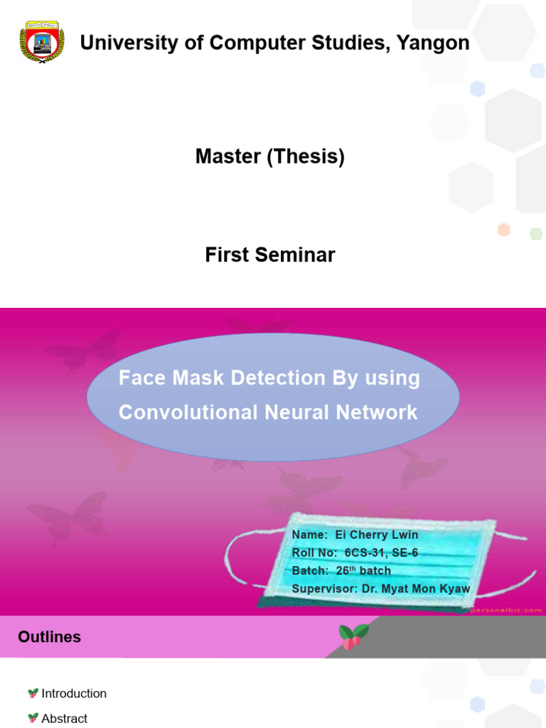Face Mask Detection By Using Convolutional Neural Network 2 Pdf Learning Computing