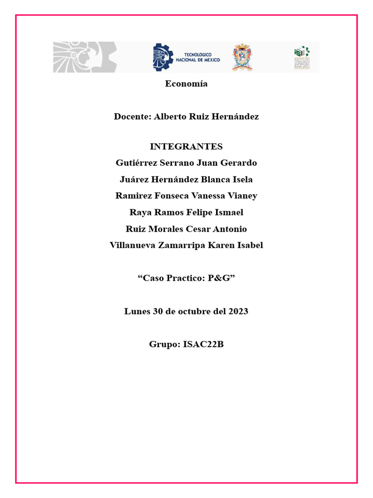 P&G | PDF | Procter & Gamble | Economias