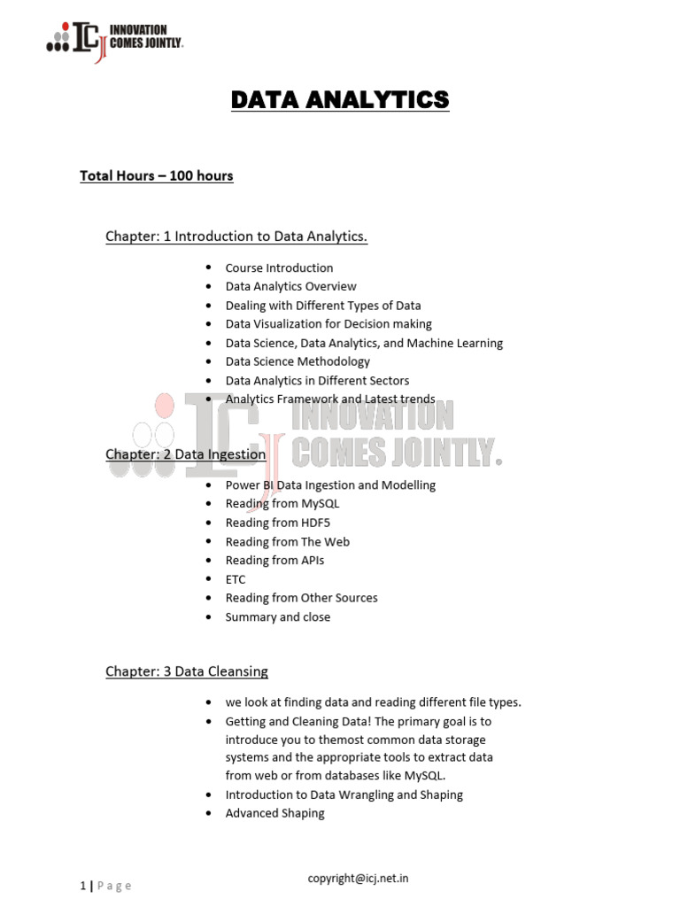 Data Analytics | PDF | Data Analysis | Data