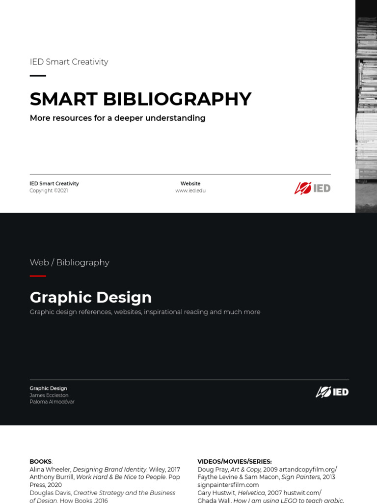 Bibliography Ied Smart Creativity (Rev03) | PDF | Design | The Arts
