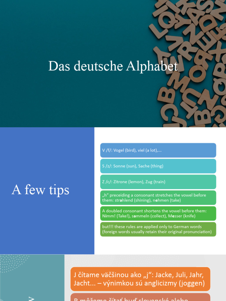 Das Deutsche Alphabet | PDF