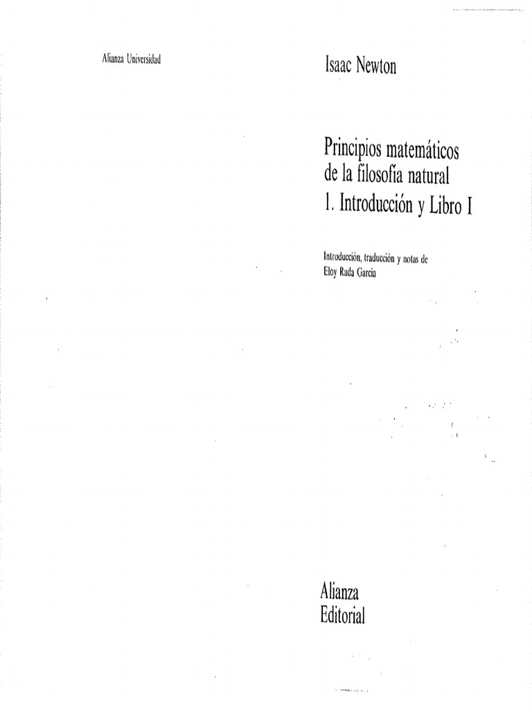 Newton. Principia | PDF