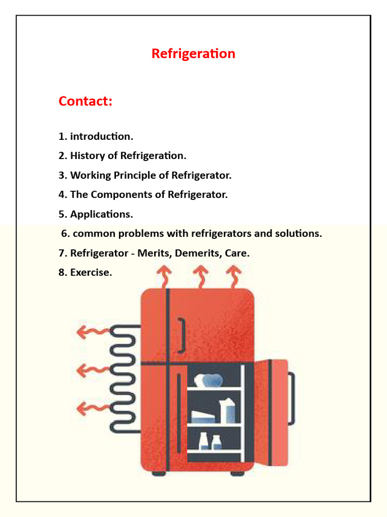 Refrigeration Report | PDF
