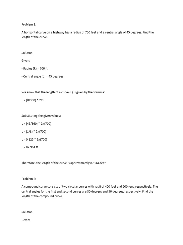 Compound Curve Jamiebow | PDF