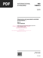 EN ISO 14644-3 (2019) (E) Codified | PDF | International Organization For Standardization
