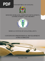 TNMC CPD Logbook - 2020-2025 | PDF | Midwife | Professional Development