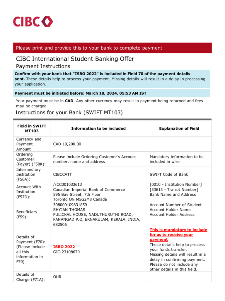 Instruction Sheet - InR A2 Form - GIC-23108670 | PDF