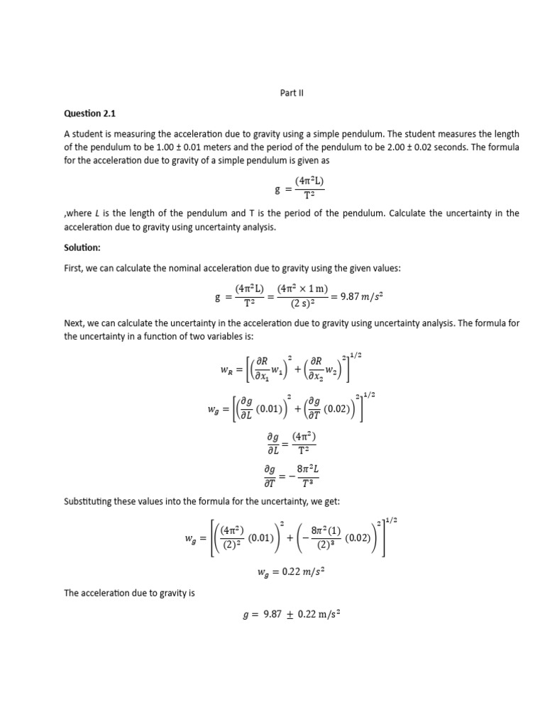 Midterm 1 - Solution | PDF | Physical Quantities | Metrology Midterm 1 - Solution | PDF | Physical Quantities | Metrology