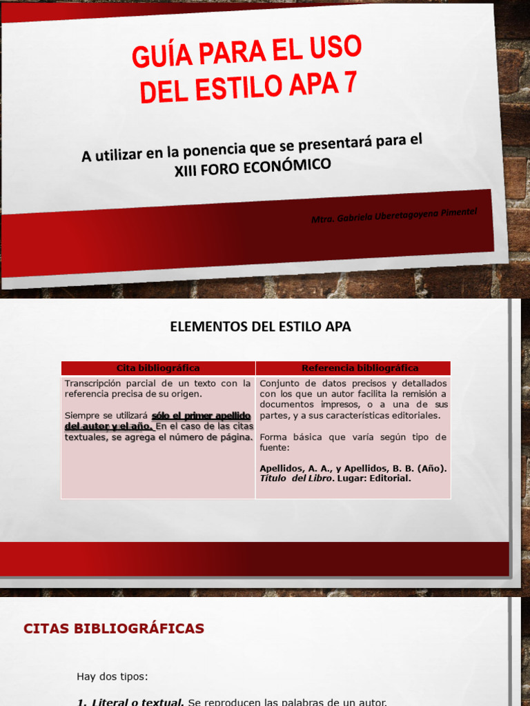 GUÍA PARA EL USO DE ESTILO APA | PDF | Red mundial | Internet y web