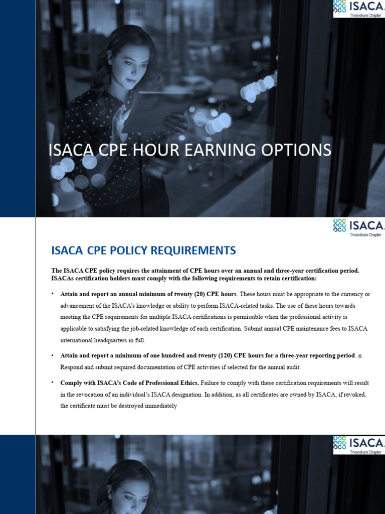 Isaca Cpe Hour | PDF