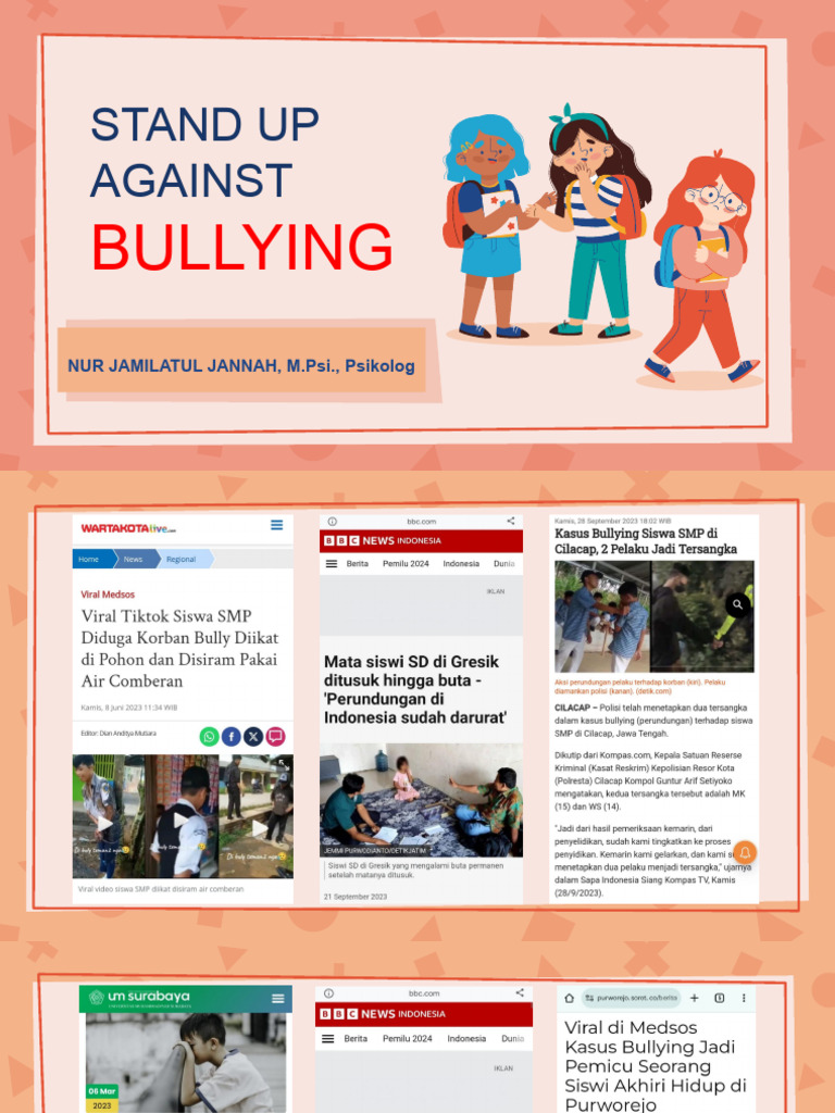 Lawan Bullying di Sekolah | PDF | Pengembangan Diri | Gaya Hidup