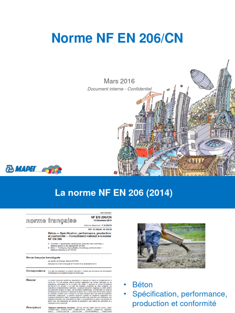 Bien Appliquer La Norme NF EN 206 | PDF