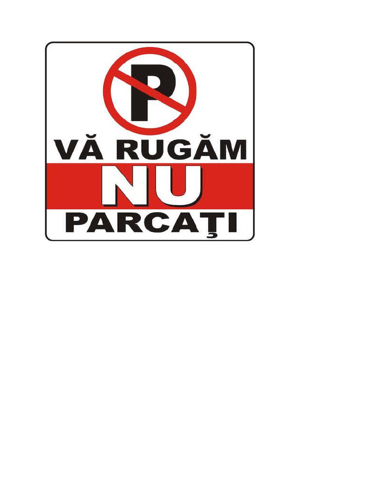 Poza Nu Parcati | PDF