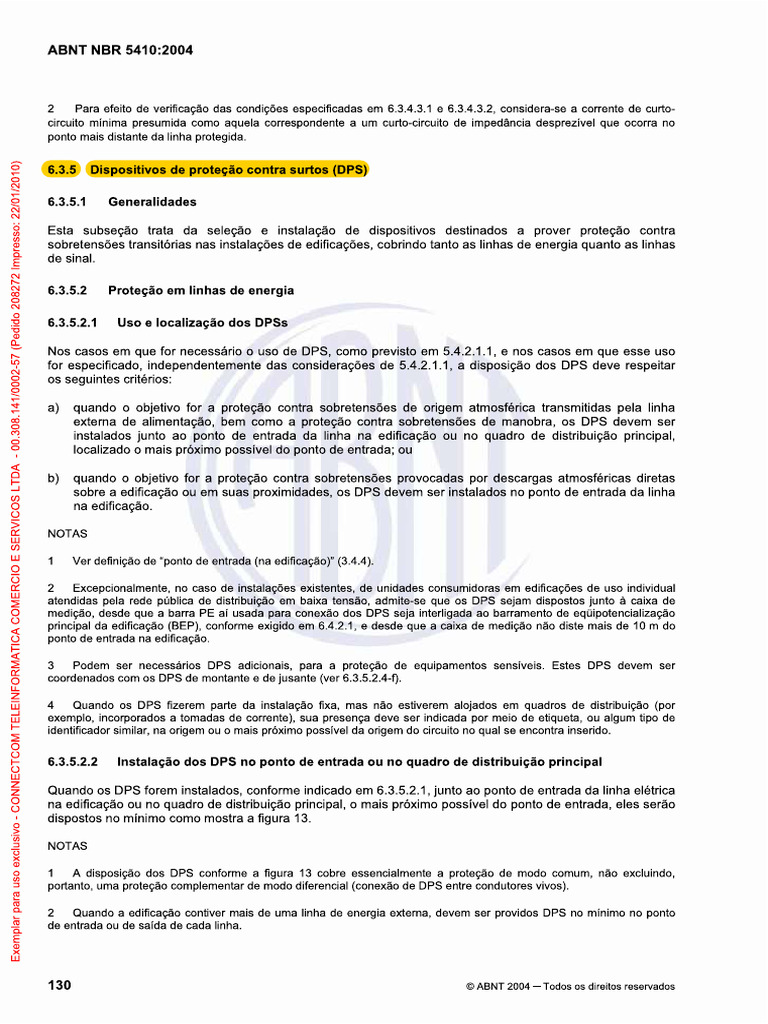 NBR 5410 | PDF