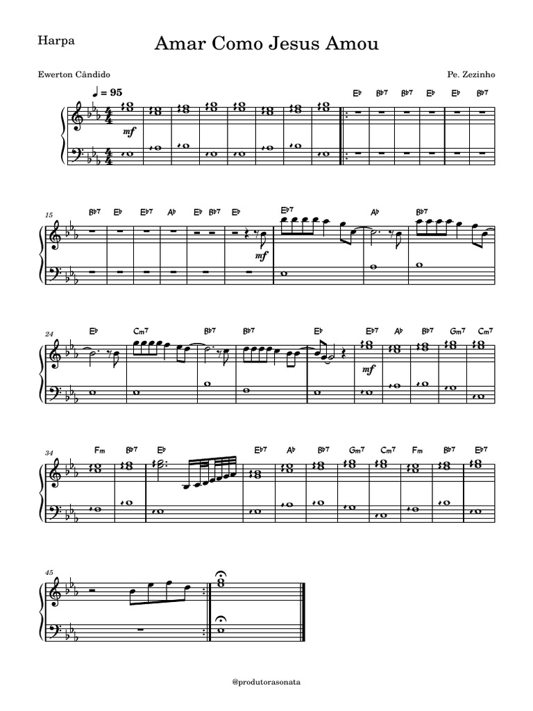 Amar Como Jesus Amou Harpa Pdf