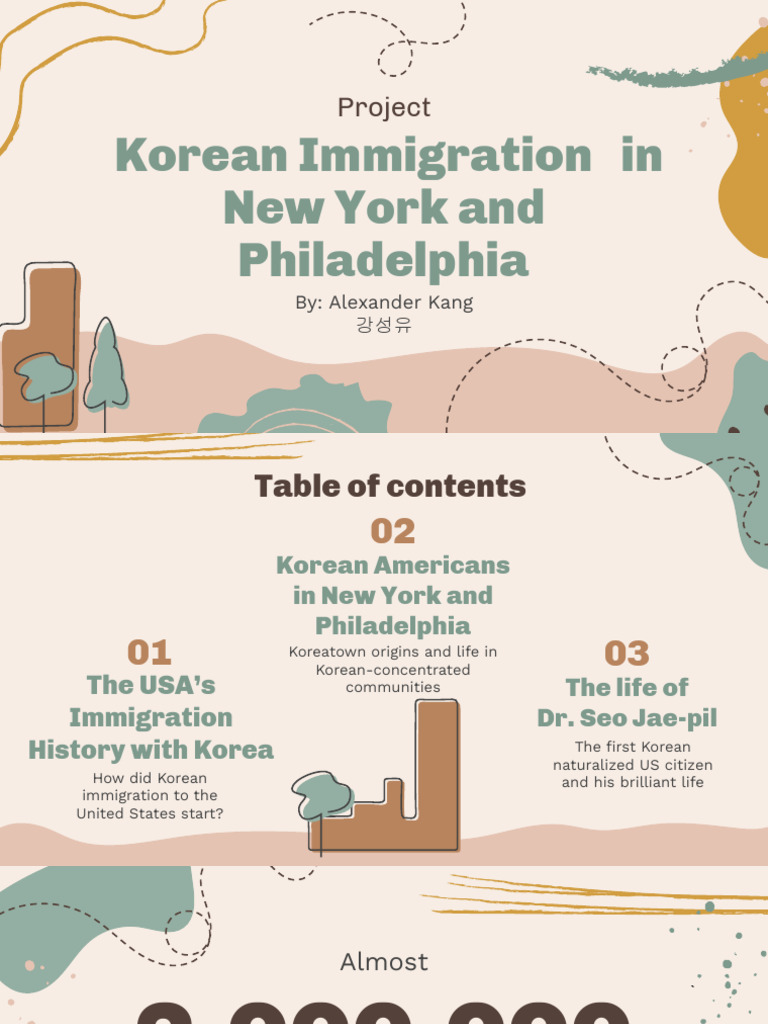 Alexander Kang - Korean Immigration Presentation and Paper | PDF