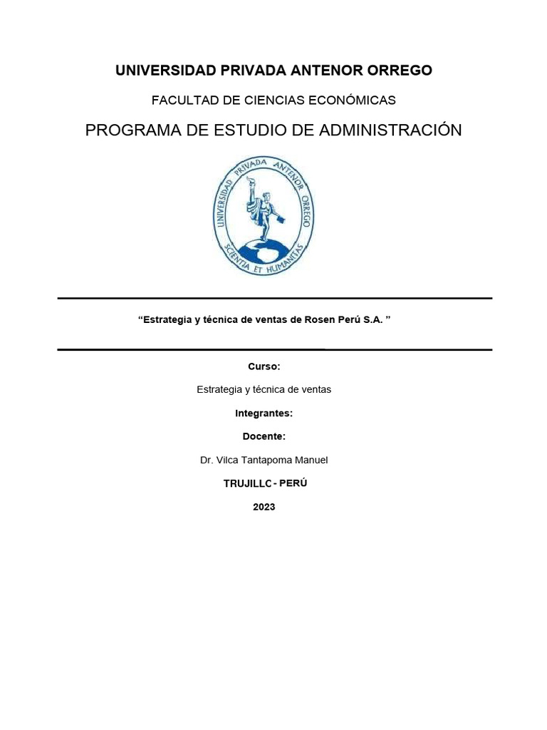 Esquema Plan de Ventas 2023 | PDF