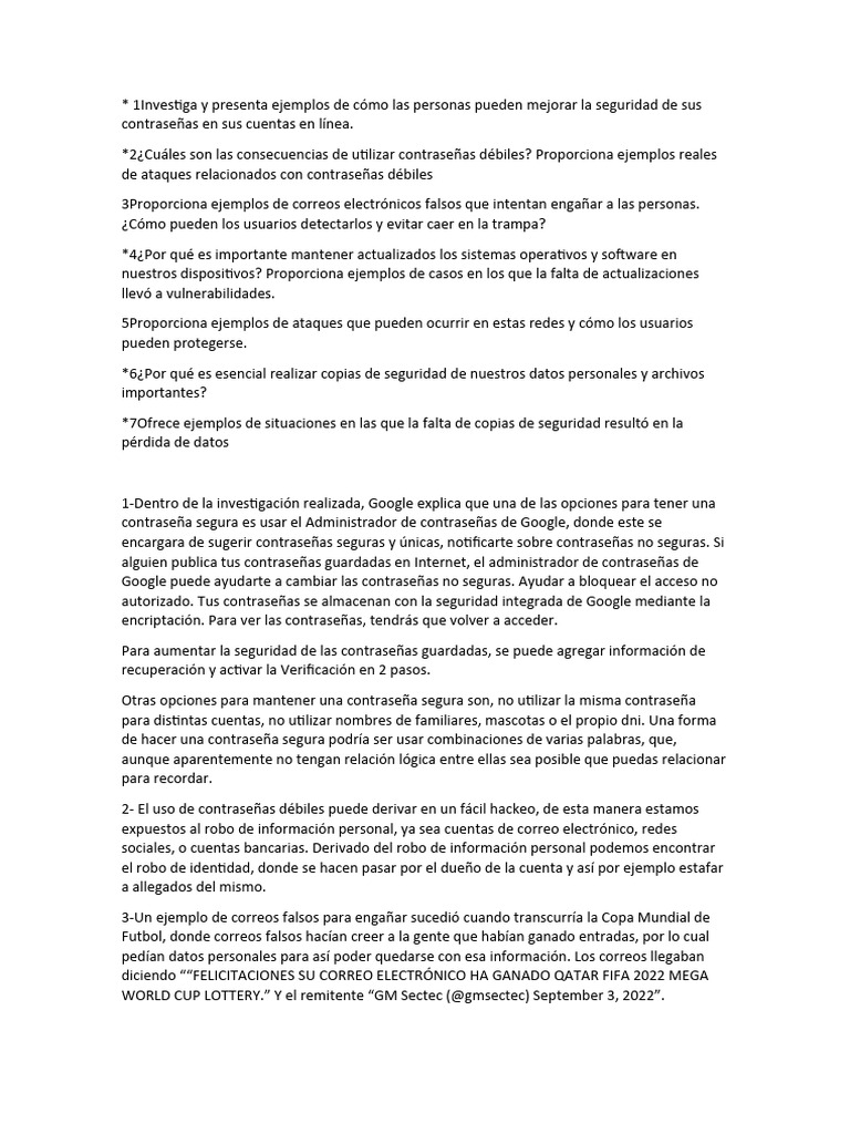 TP Informatica | PDF | Contraseña | Secuestro de datos