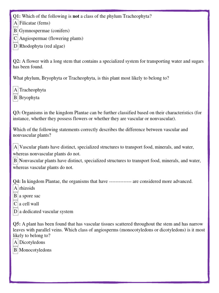 EKB Kingdom Plantae | PDF | Plants | Organisms