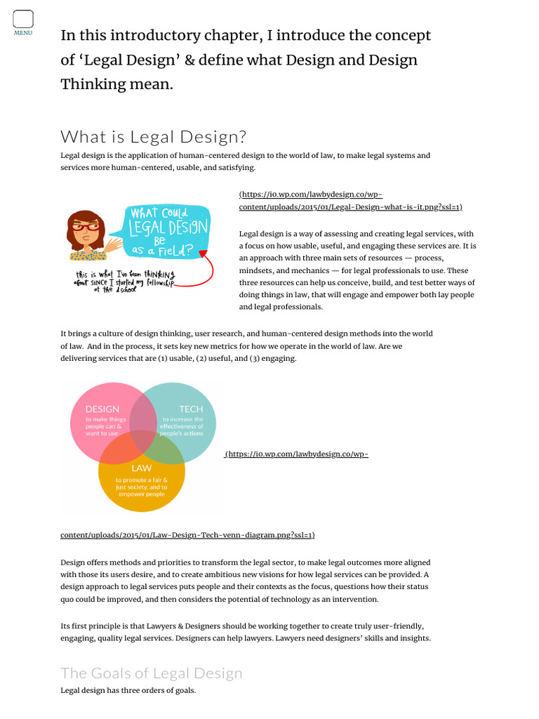 Legal Design - Law by Design | PDF | Business | Computers