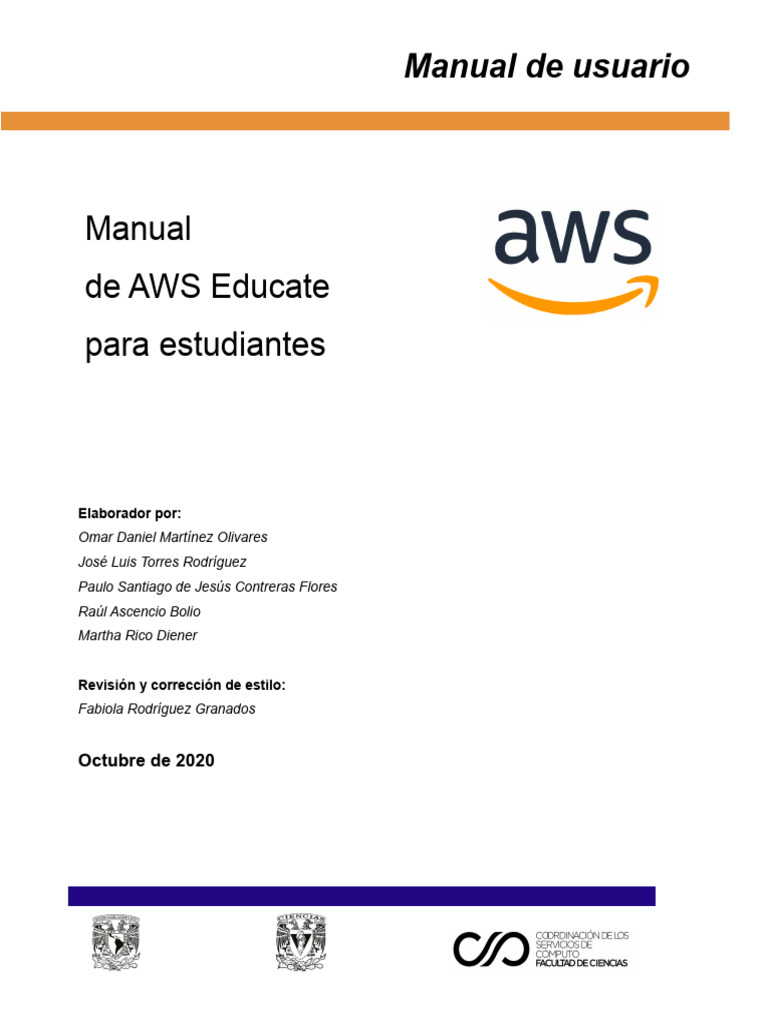 Manual AWS Educate para Estudiantes | PDF | Servicios web de Amazon ...