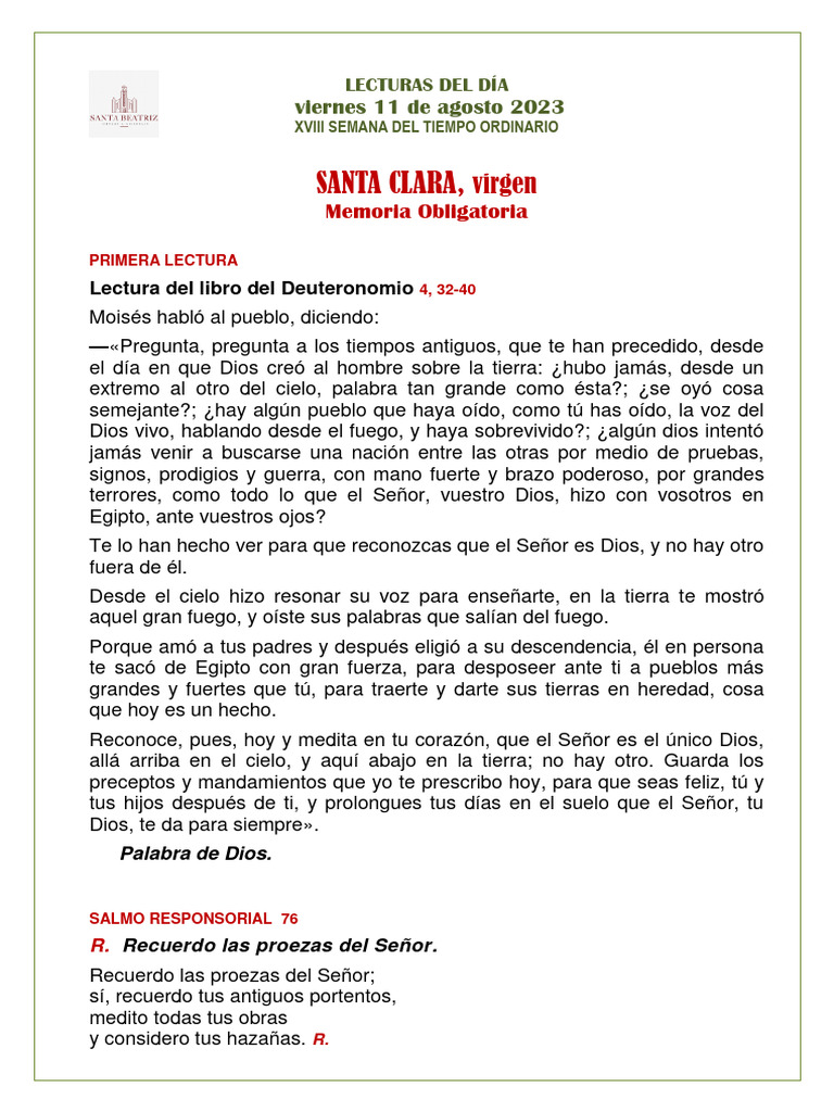 VI Lect 18 To | PDF | Dios | Creencia religiosa y doctrina