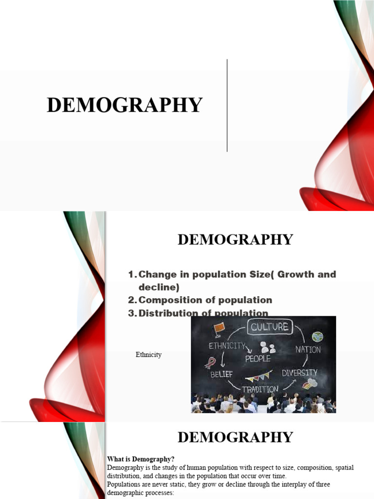 Demography Sociology Unit 4 | PDF | Human Development Index | Demography