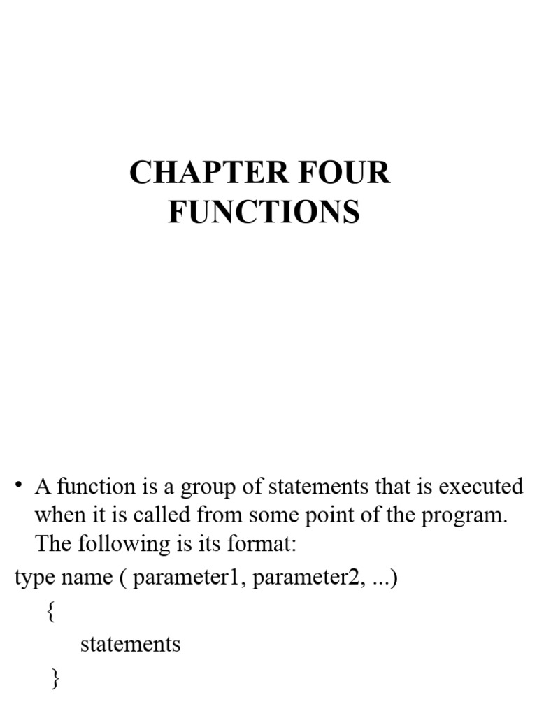 Ch 4 Pdf Parameter Computer Programming Scope Computer Science 