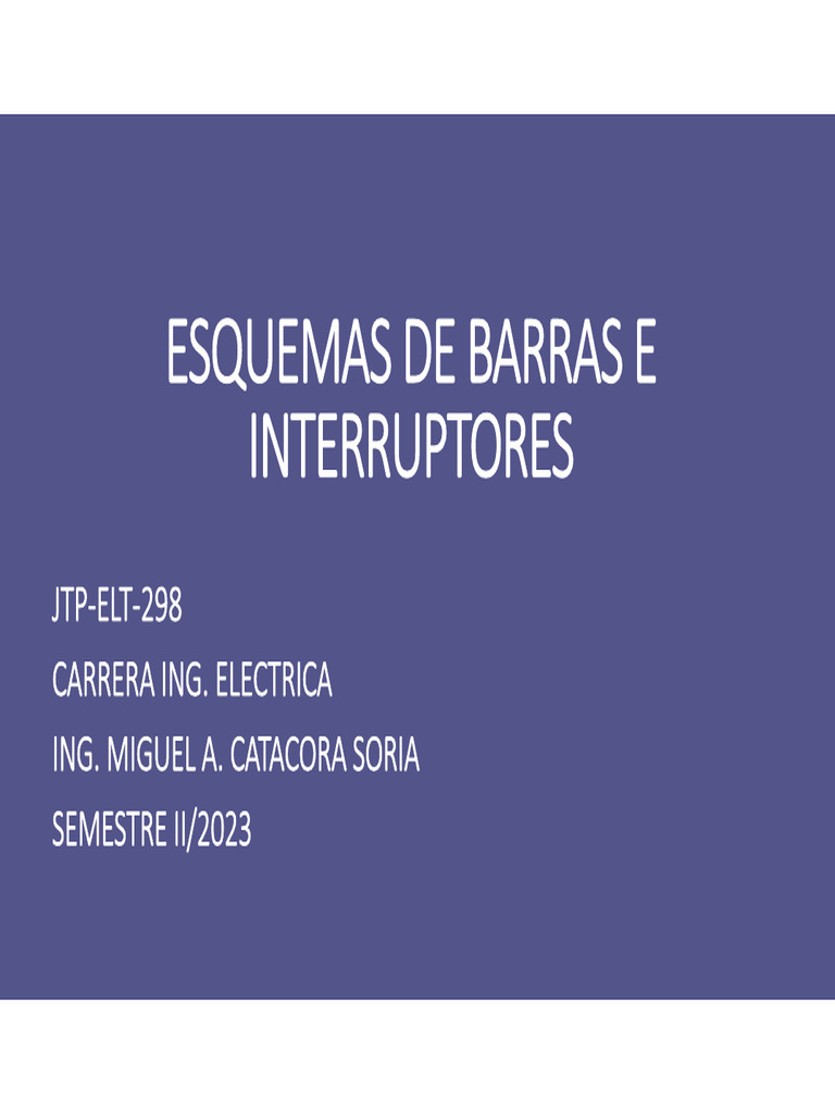 Tipos de Barras | PDF