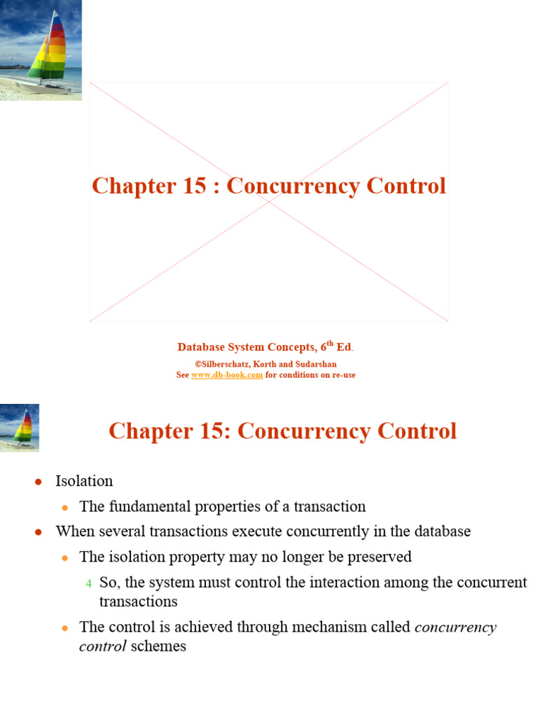 Concurrency Control Pdf Database Transaction Synchronization