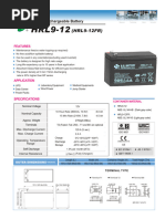 SBH98 CellDataSheet | PDF | Electricity | Electrical Engineering