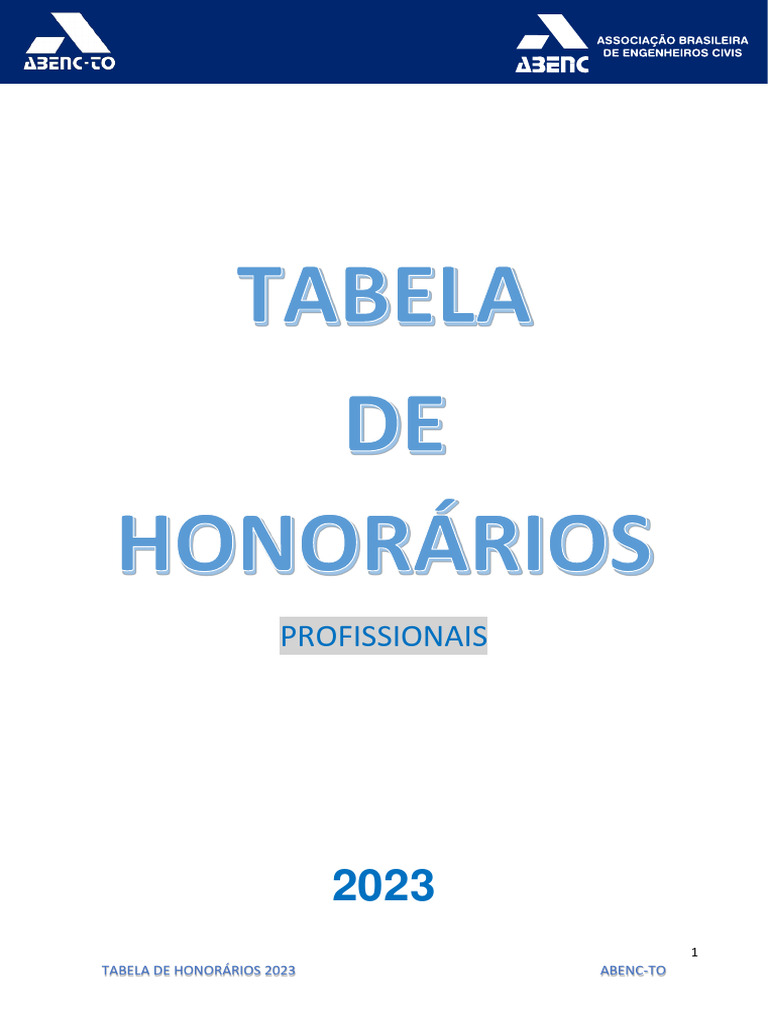 Tabela de Honorarios ENGENHARIA CIVIL | Download Free PDF | Tempo ... Tabela de Honorarios ENGENHARIA CIVIL | Download Free PDF | Tempo ...