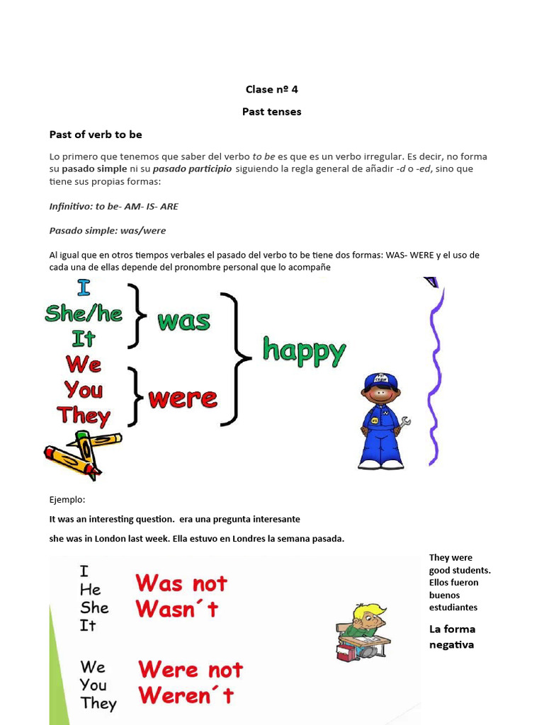 Clase N 4 - PAST TENSES - Input Output Dev | PDF