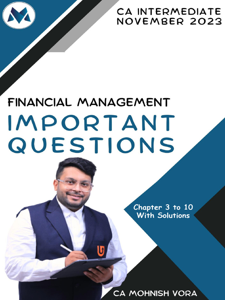 @ProCA - Inter FM Chapter 3 To 10 Important Questions Nov2023 | PDF