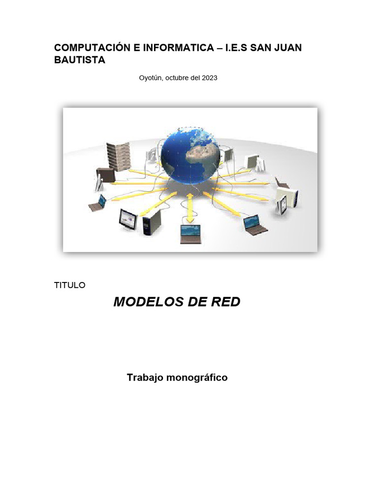 Modelos de Red | PDF