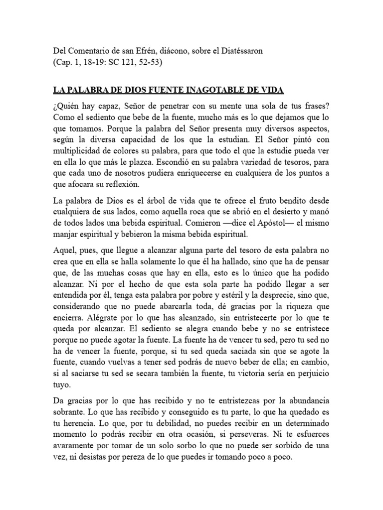 Teología poética de San Efrén | PDF