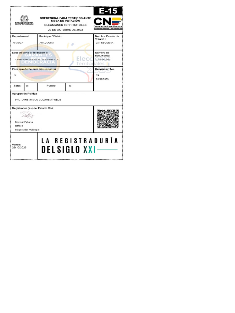 E15 Credential | PDF